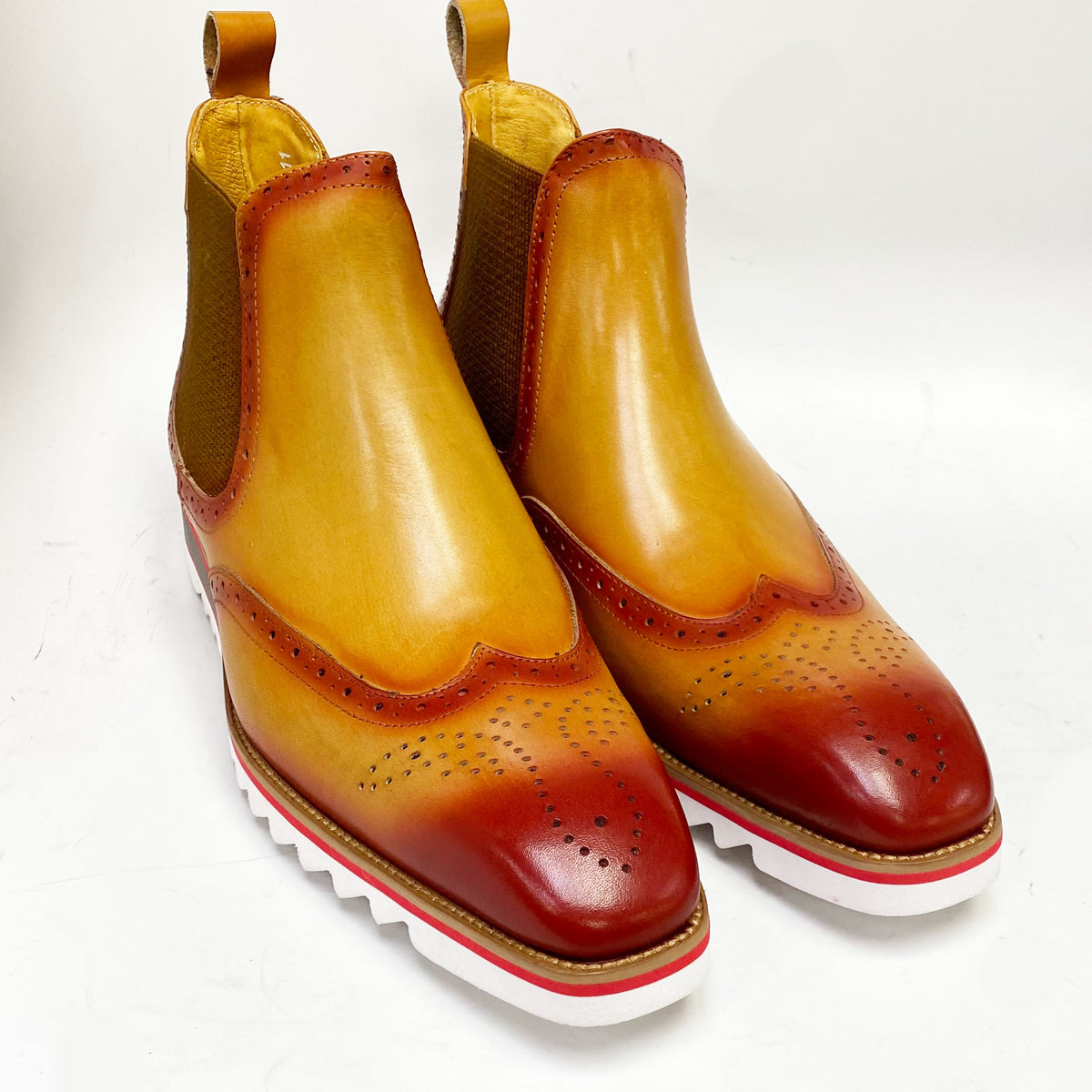 550-19-Cognac/Burgundy – C&E Fashions